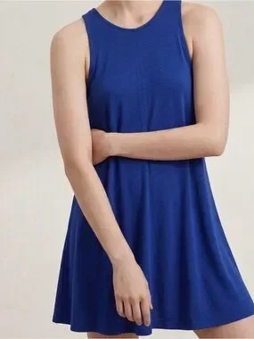 Wilfred | Tops | Wilfred Free Aritzia Rosa Tank Dress Royal Blue Swing ...